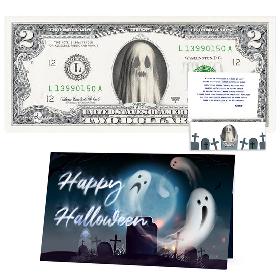 The Official Ghost Halloween Dollar Bill. Real 2.0 USD. Bankable & Spe ...